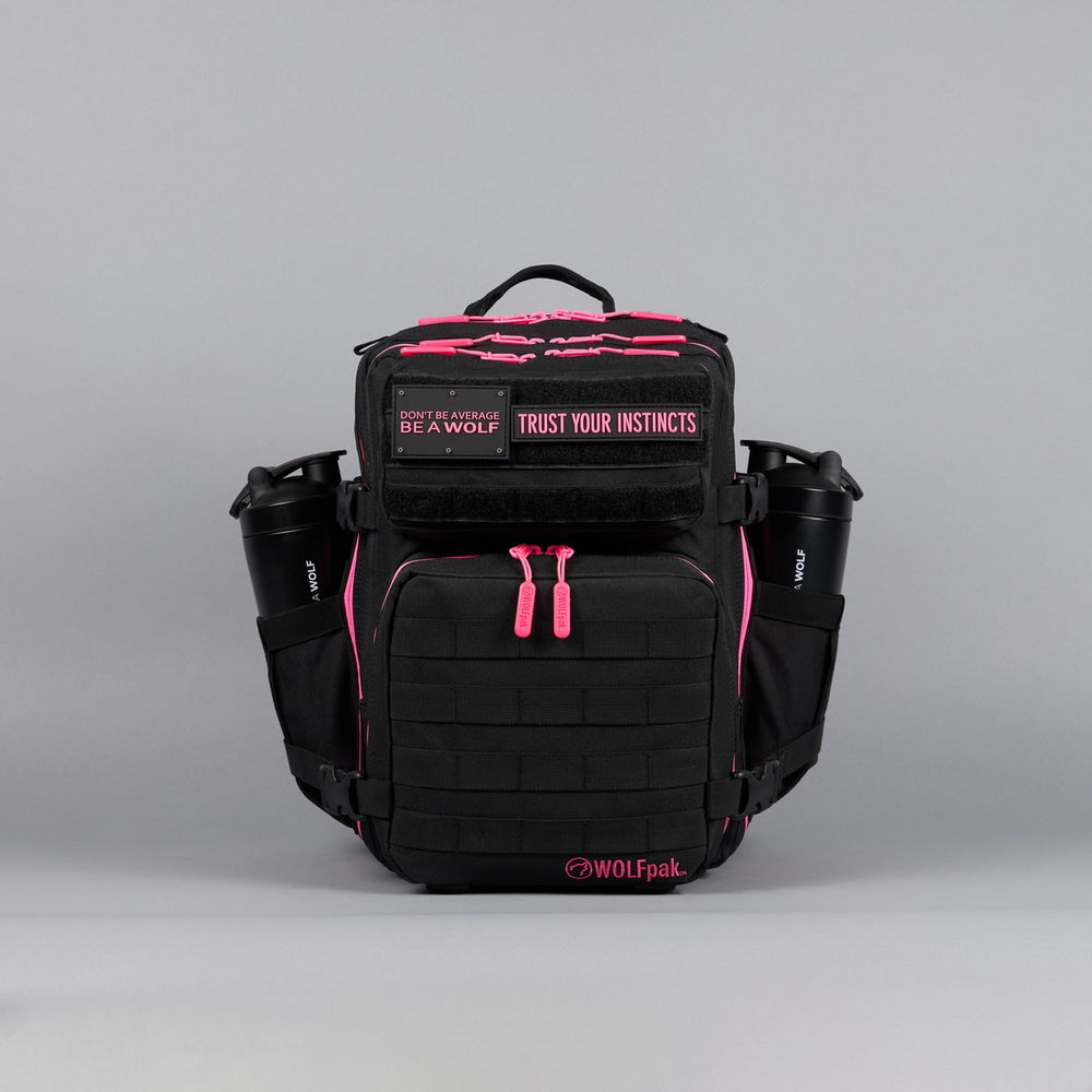 25L Black Neon Pink Meal Prep Management – WOLFpak