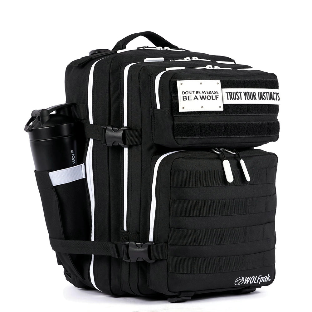 Black and White Backpacks | Black Sports Backpack | WOLFpak