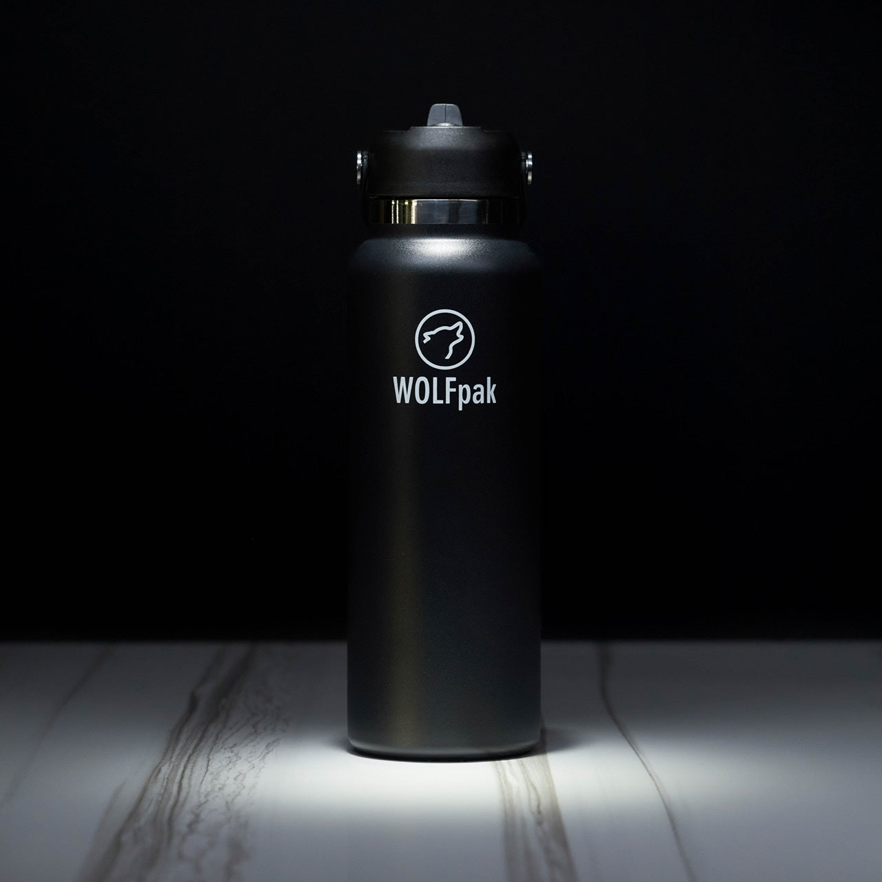 40oz Flask Alpha Black