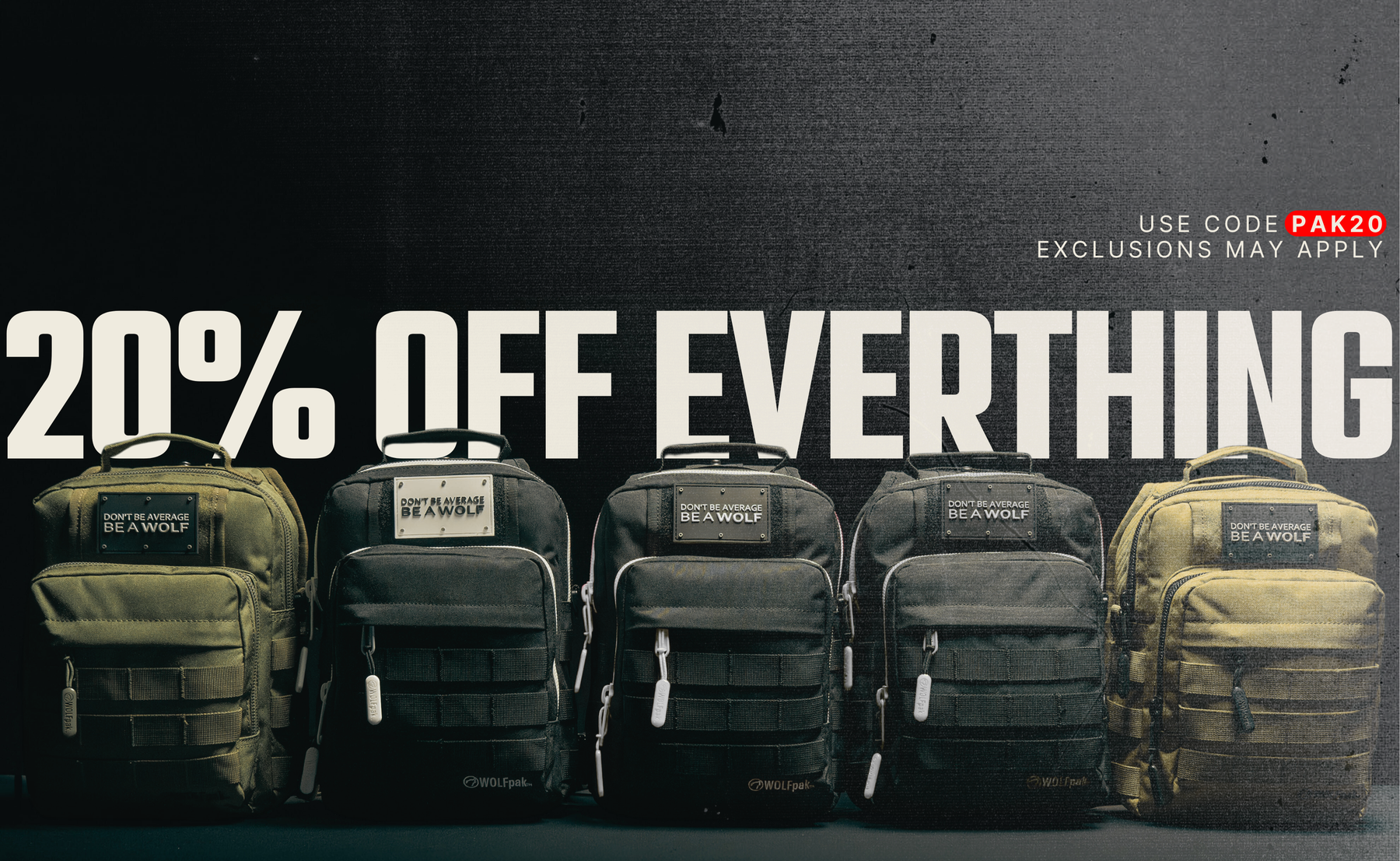 Gym Backpacks | Tactical Rucksacks | WOLFpak
