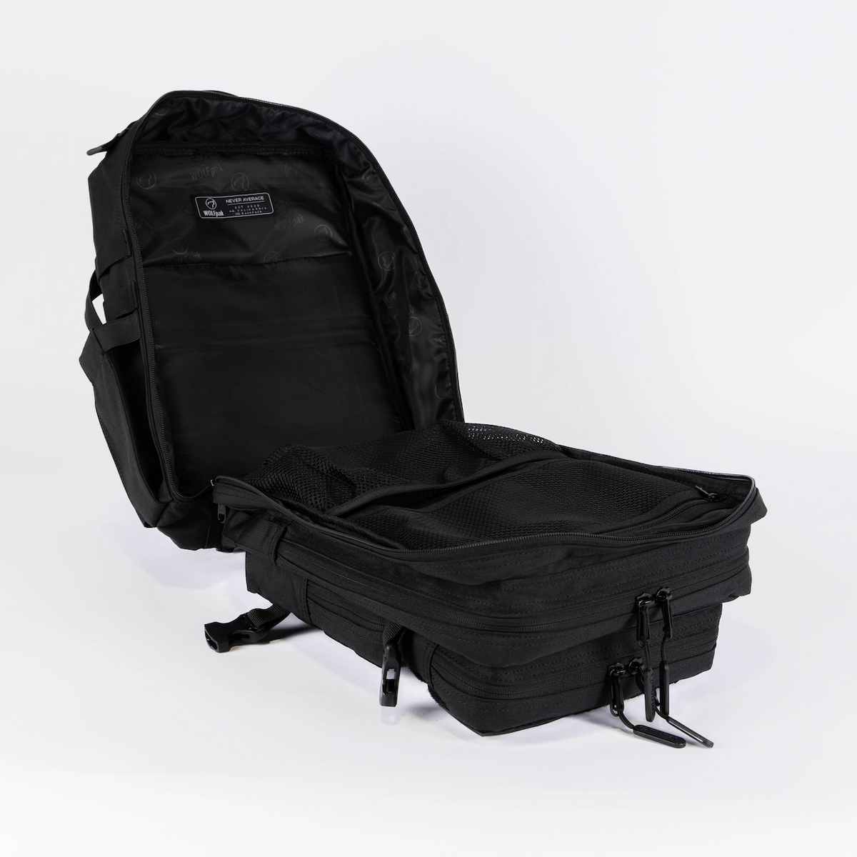 25L Backpack Alpha Black | WOLFpak | Wolfpack Backpacks