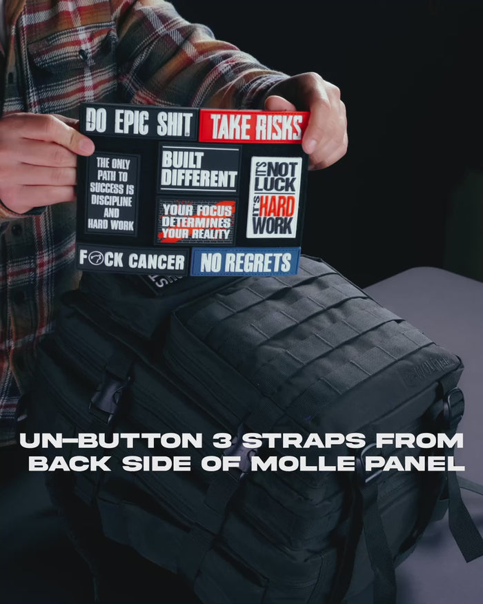 Molle Hook & Loop Tactical Pad Panel Attachment