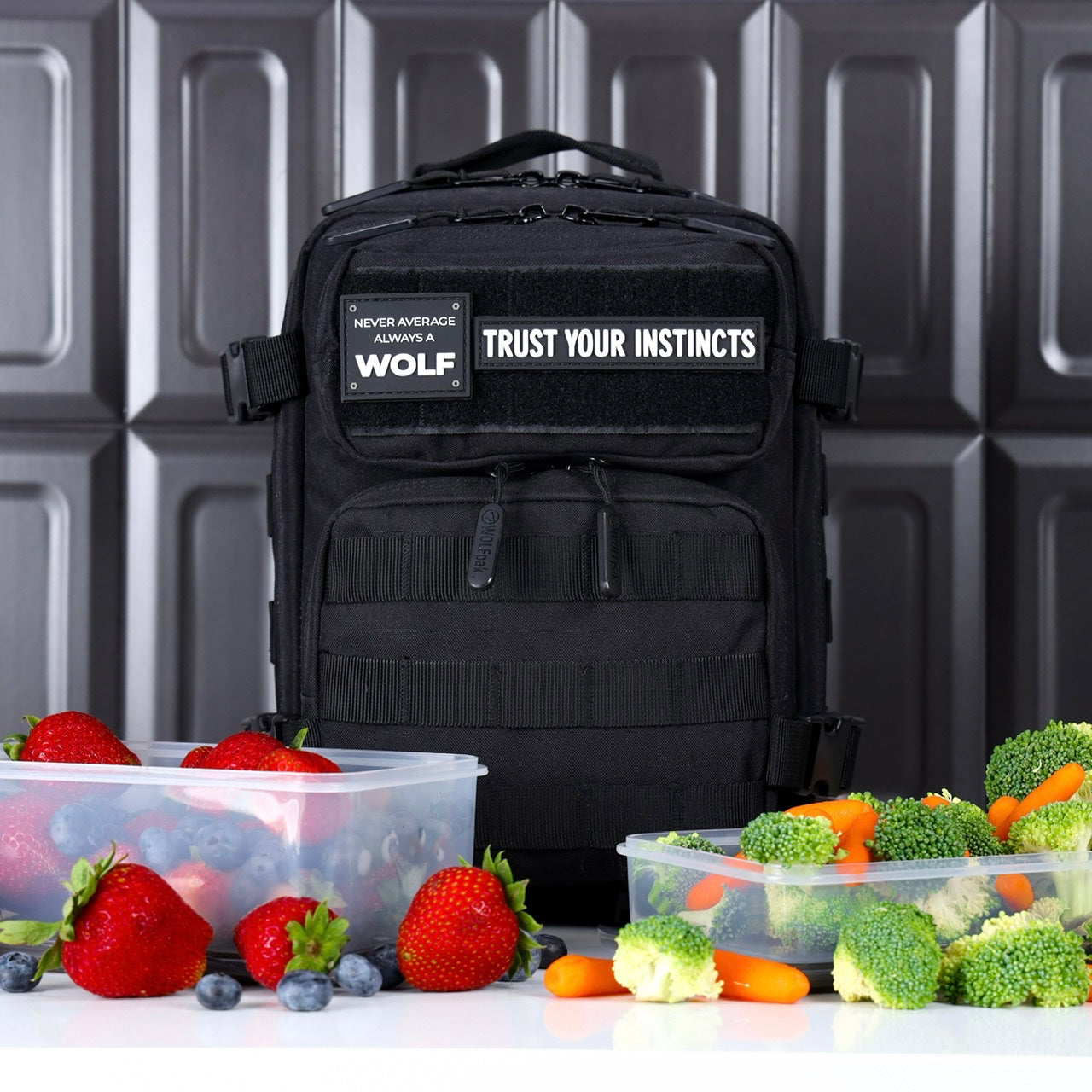 9L Mini Alpha Black Meal Prep Management Backpack